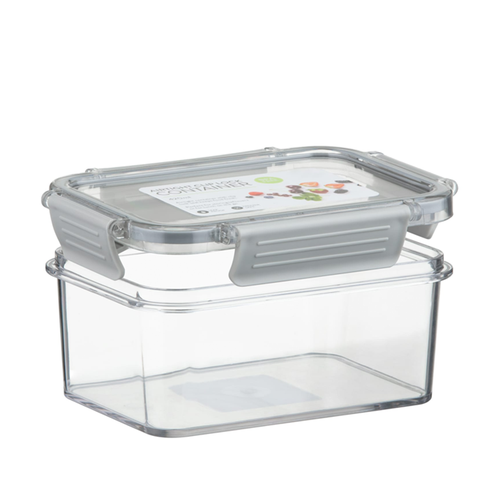 Clip Lock Food Container Grey 420ml | Home | Crackerjack