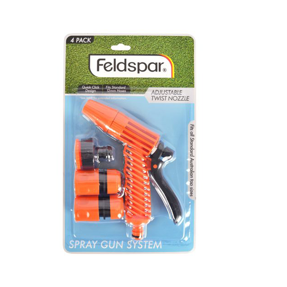 Adjustable Hose Spray Gun Set 4pk | Gardening | Crackerjack