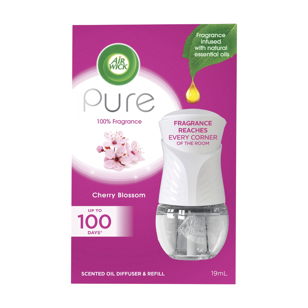 Air Wick Pure Oil Diffuser & Refill Cherry Blossom 19ml | Home