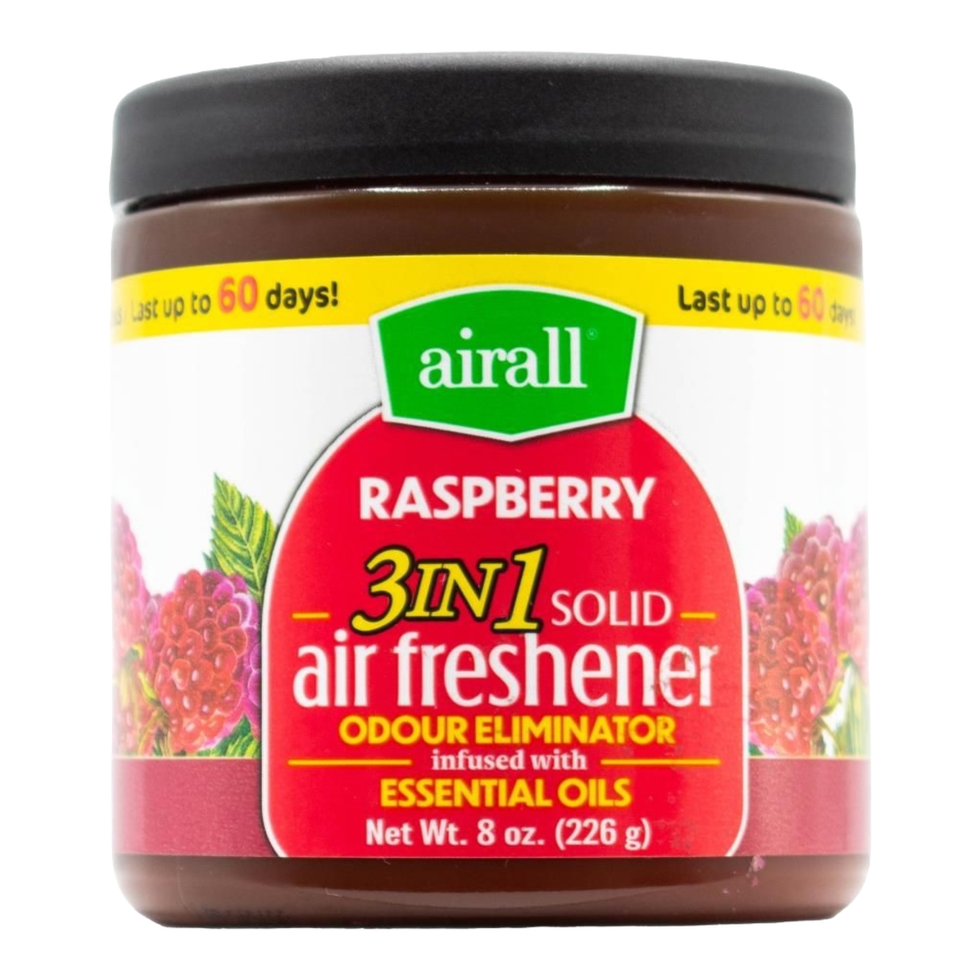 Airall Air Freshener 3 in 1 Essential Oils Raspberry 226g | Household