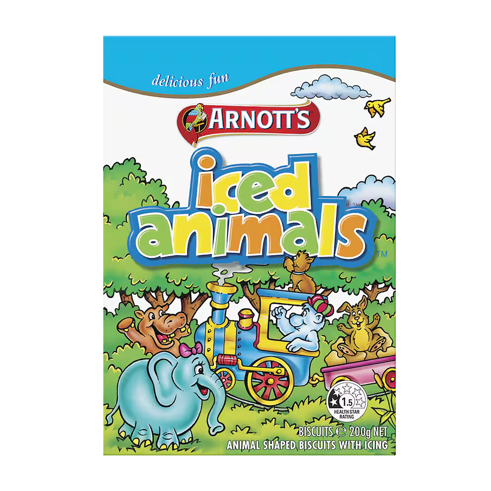 Arnott's Biscuits Iced Animals 200g | Grocery | Crackerjack