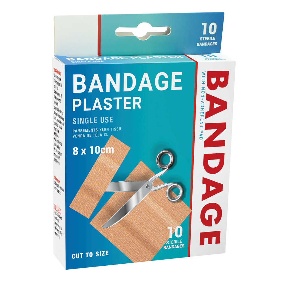 Bandage XL Fabric Plaster 10pk | Health & Beauty | Crackerjack