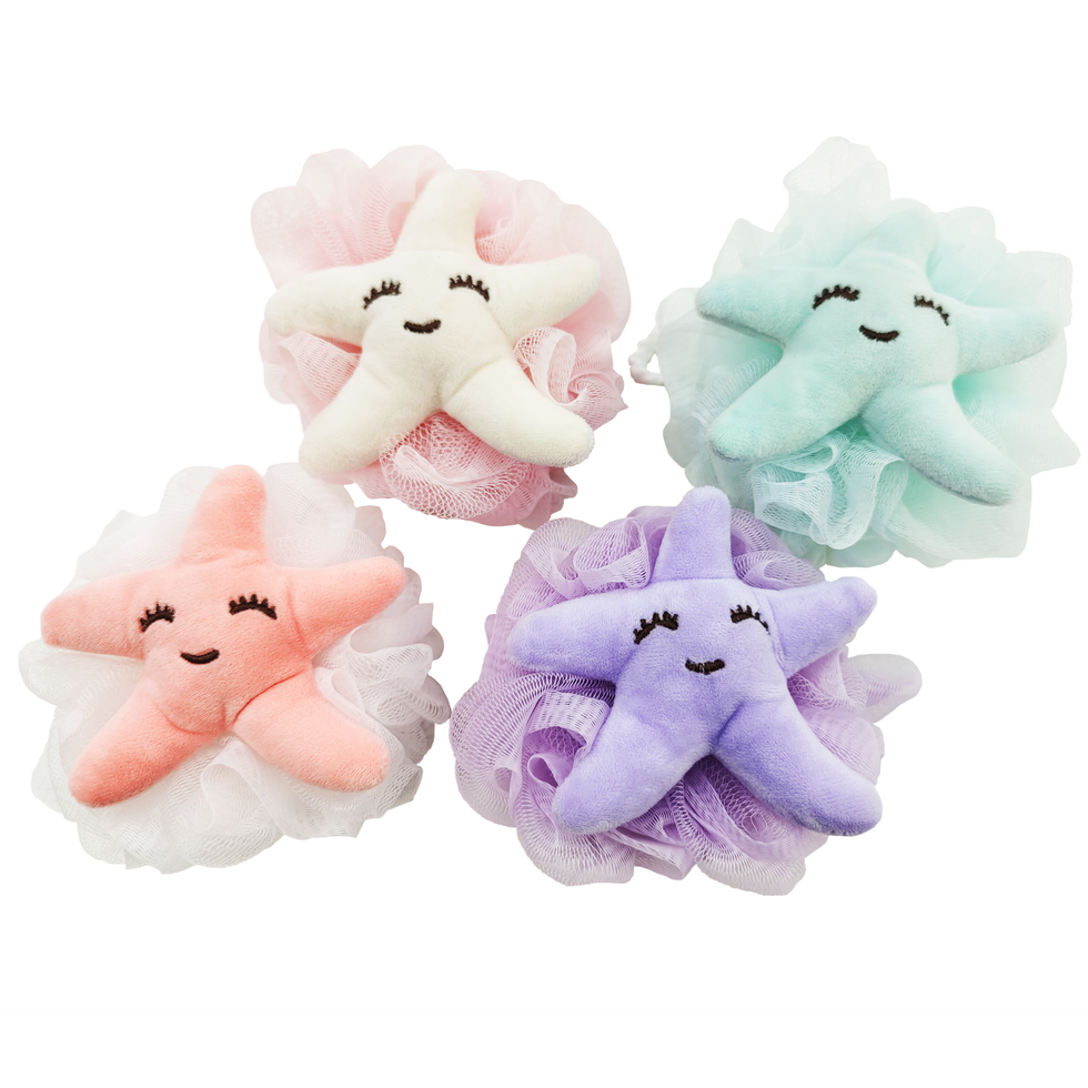 Bath Sponge Novelty Starfish Assorted | Health & Beauty
