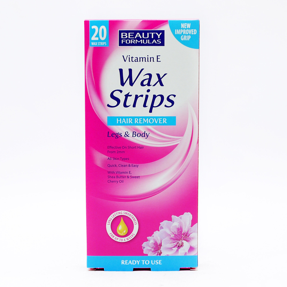 Beauty Formulas Cold Wax Strips 20'S | Health & Beauty