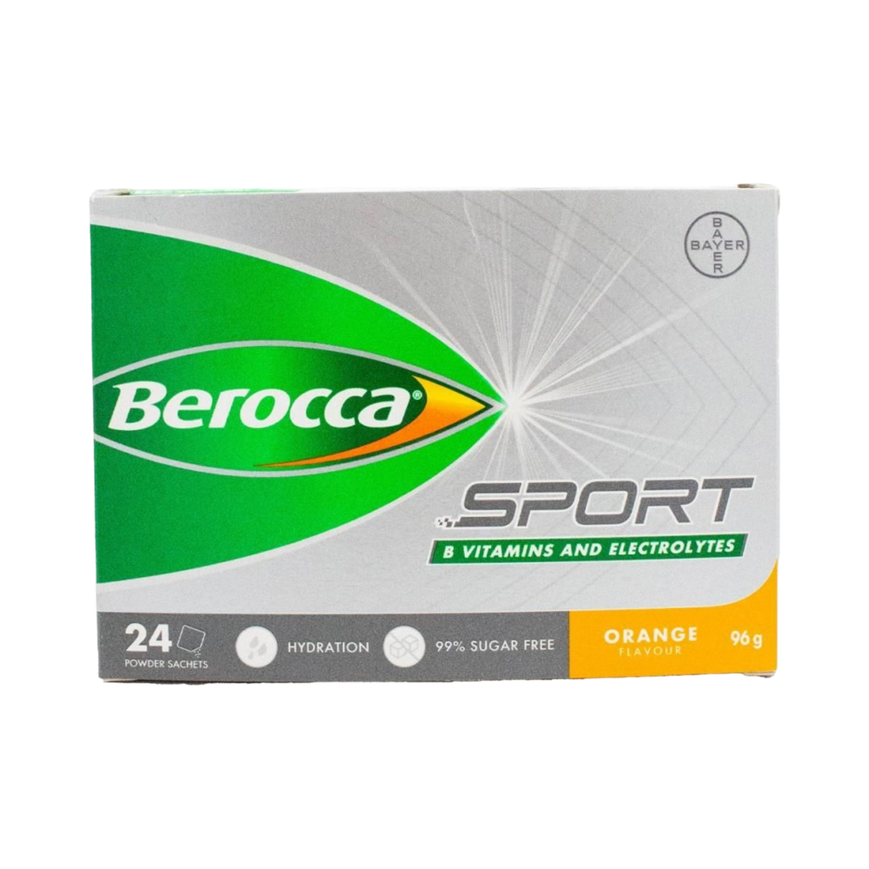 Berocca Sport Powder Sachets Vit-B & Electrolytes 96g 24pk | Health ...