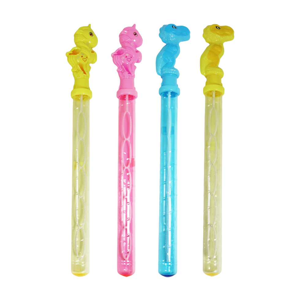 Bubble Wand Unicorns & Dinos Asst 39cm | Toys | Crackerjack