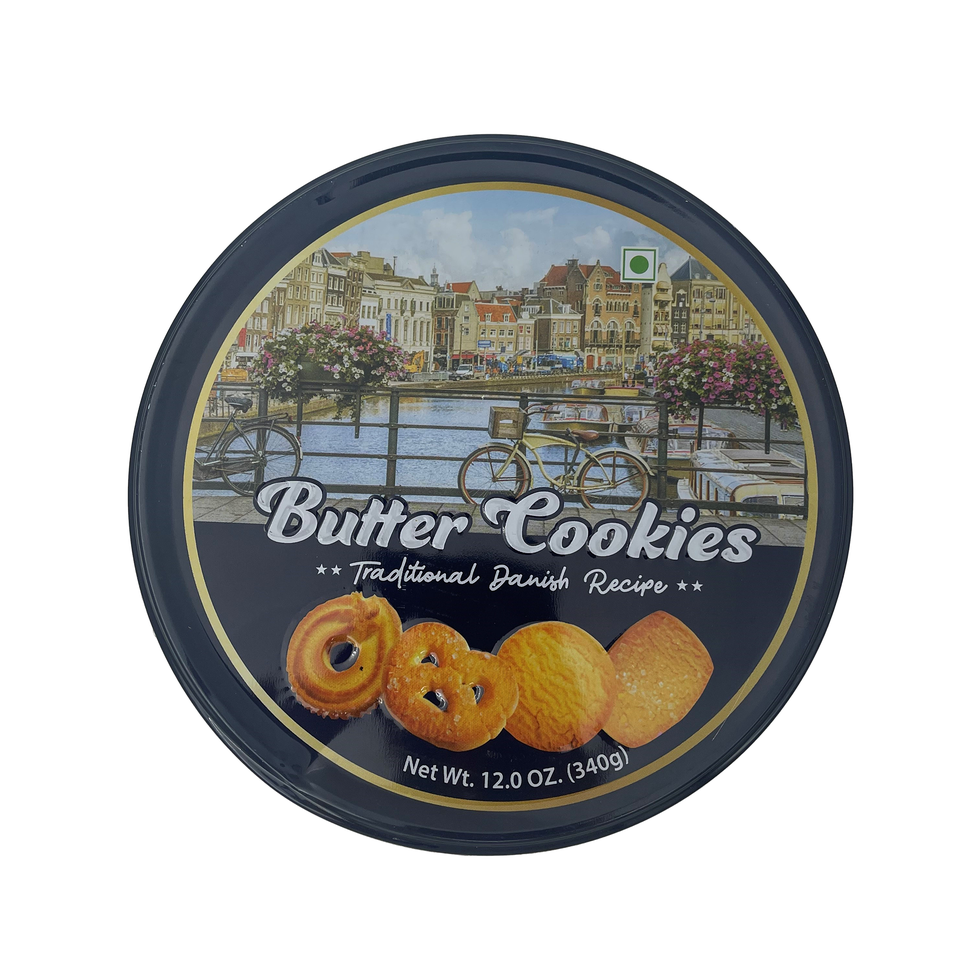 Butter Cookies Tin 340g Assorted | Christmas | Crackerjack