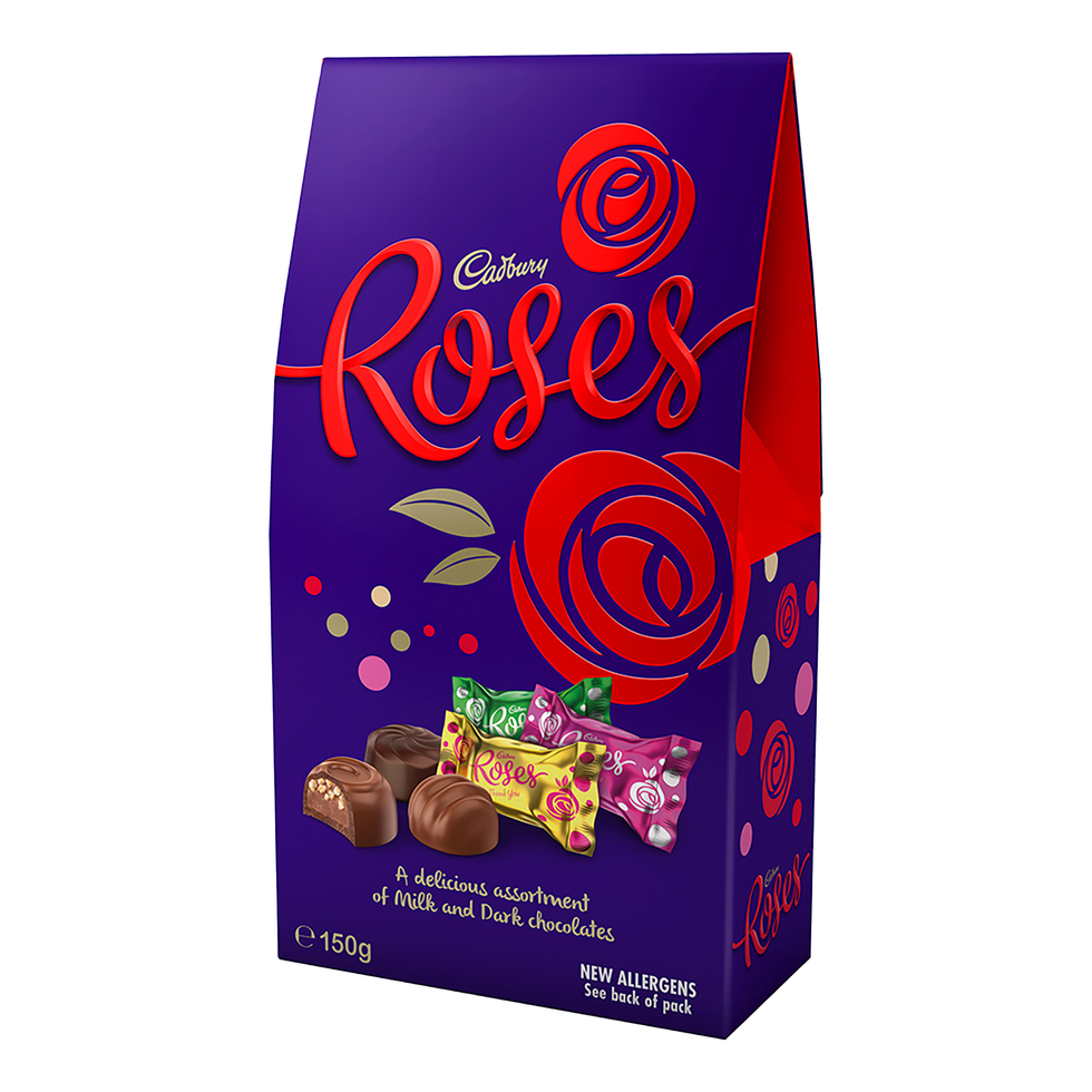 Cadbury Roses Gift Pouch 150g | Confectionery | Crackerjack