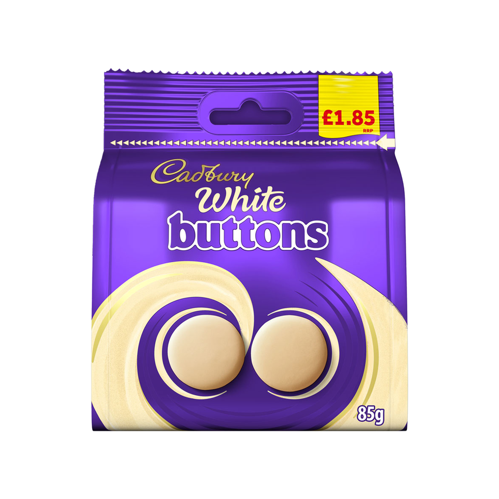 Cadbury White Buttons Pouch 85g | Confectionery | Crackerjack