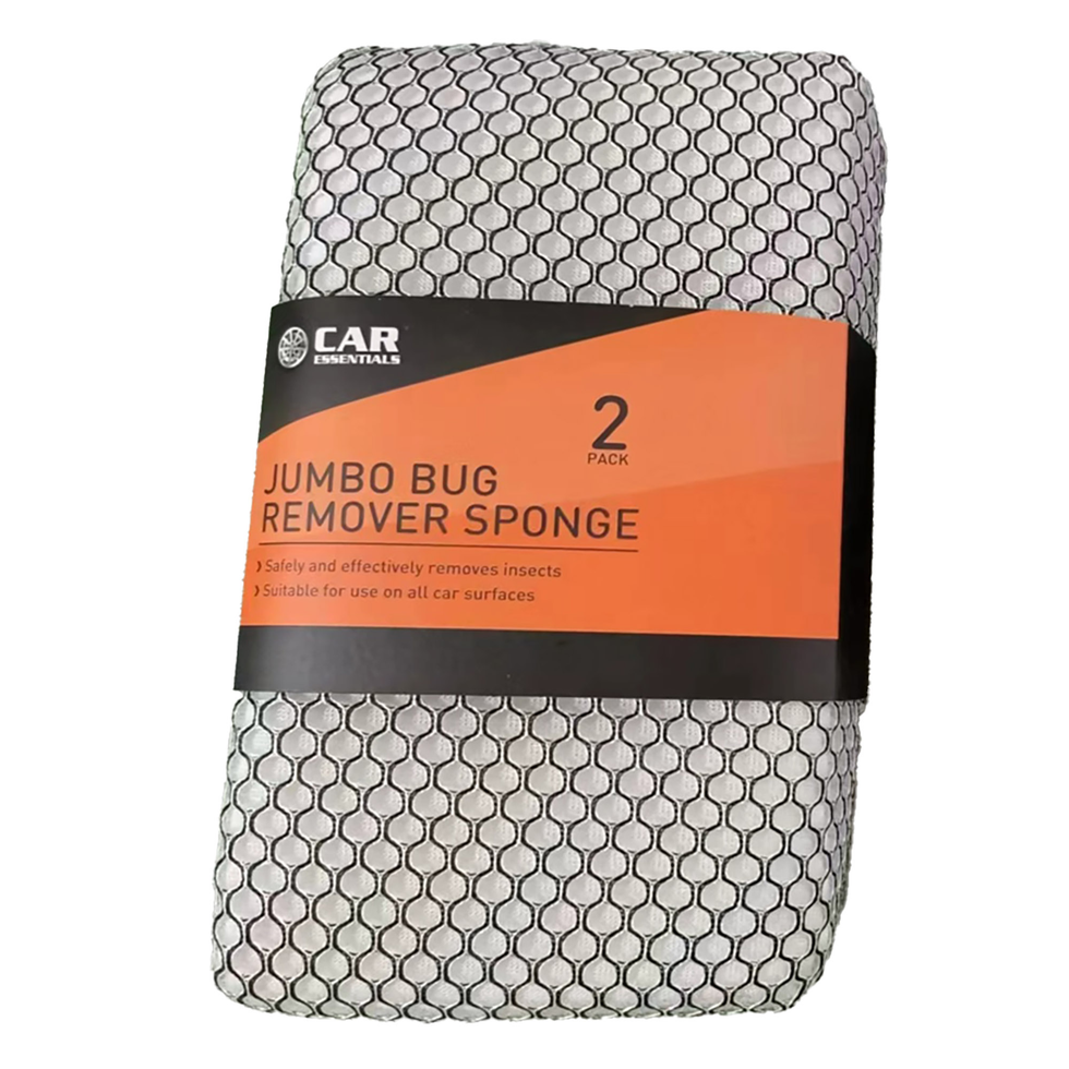 Car Essentials Jumbo Bug Remover Sponge 2pk | Household