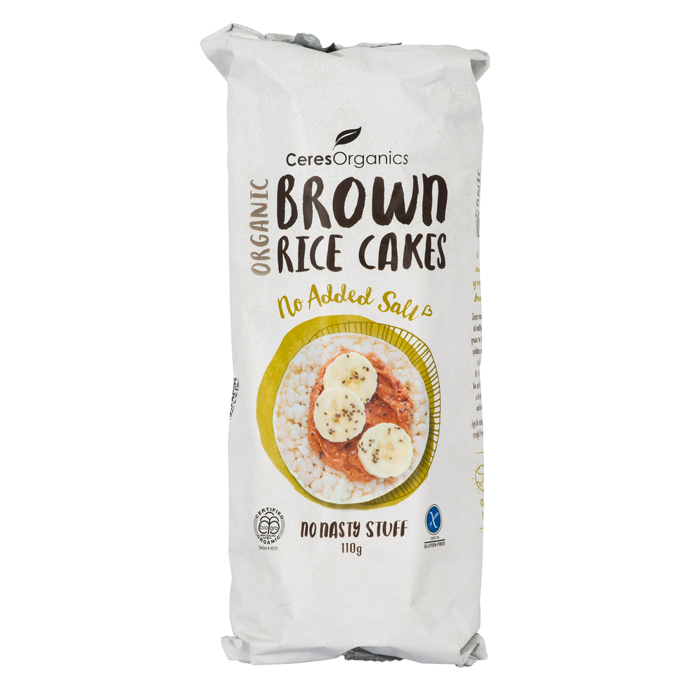 Ceres Organics Brown Rice Cakes No Added Salt 110g | Grocery