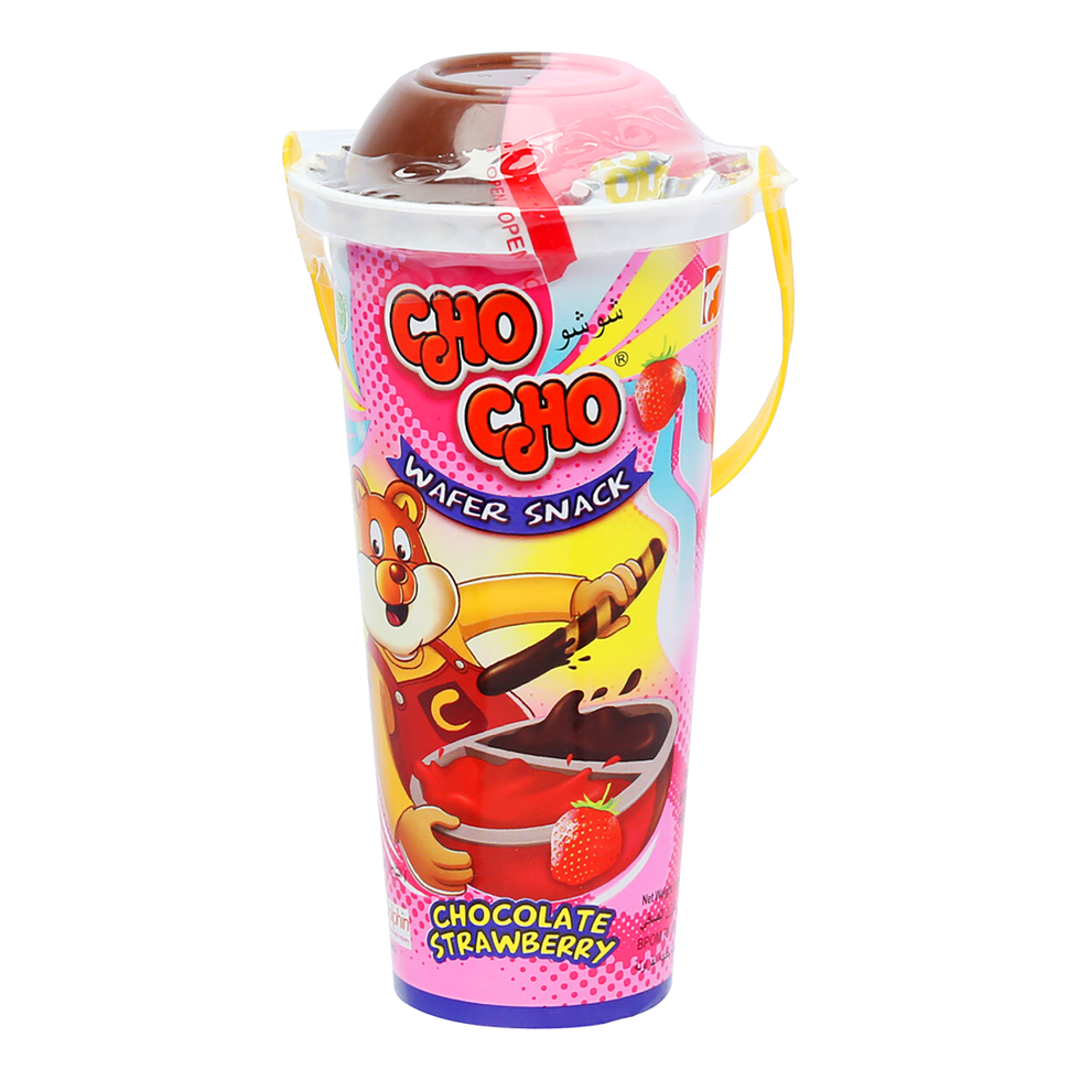 Cho Cho Chocolate Strawberry Wafer Snack 35g | Grocery