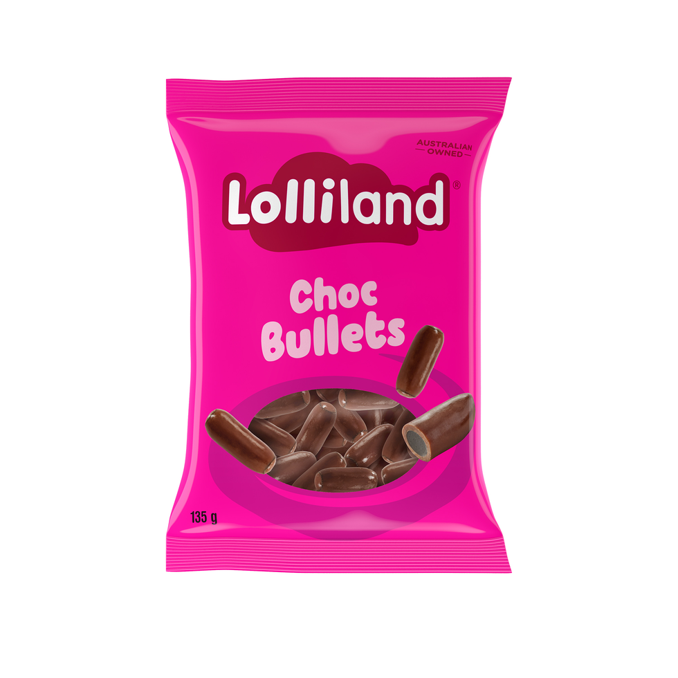 Lolliland Choc Bullets 135g | Confectionery | Crackerjack