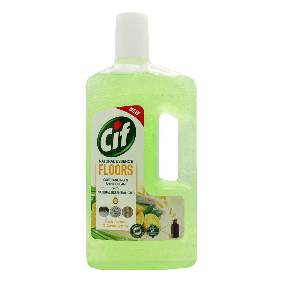 Cif Natural Essence Floor Cleaner Yuzu Lemon & Lemon Grass 997ml ...