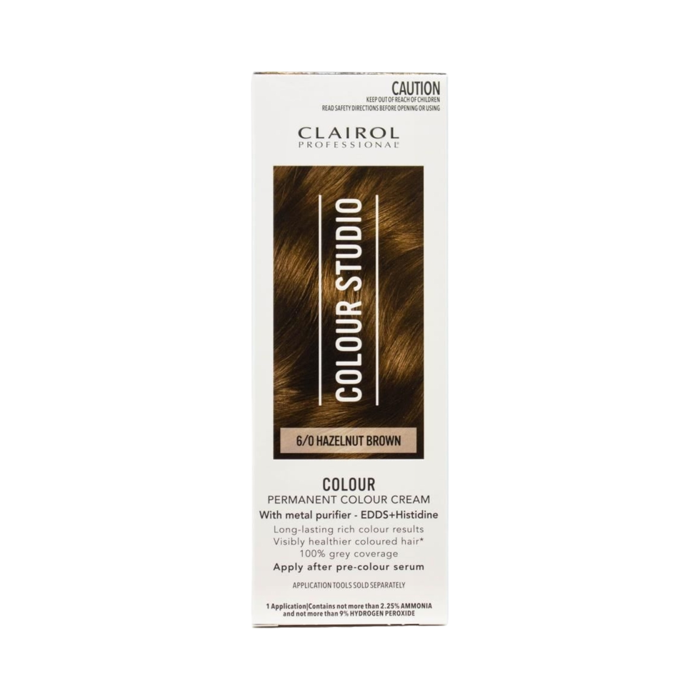 Clairol Permanent Hair Cream Colour Studio Hazelnut Brown | Health & Beauty