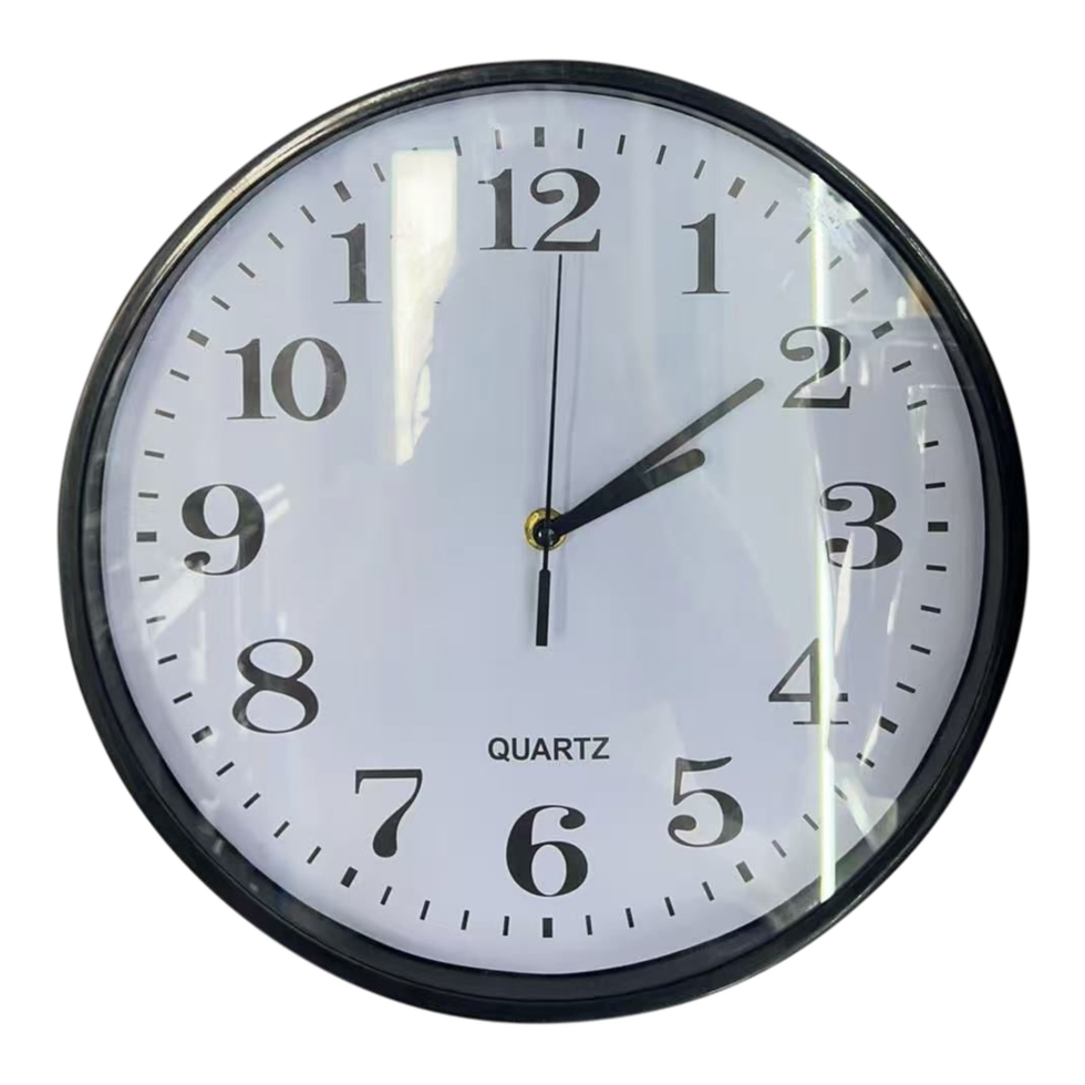Clock Round Black | Home | Crackerjack