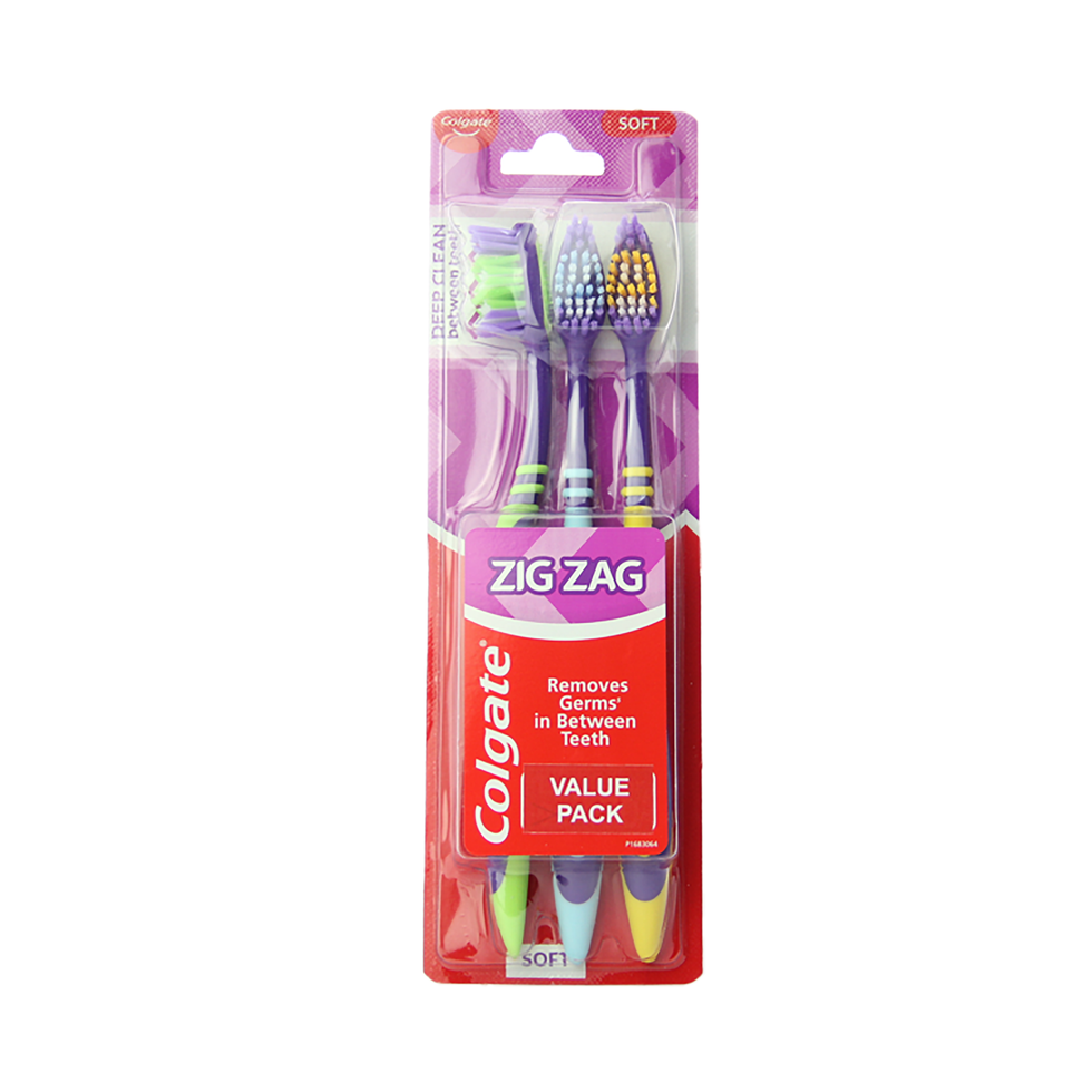 Colgate Toothbrush Zigzag Soft 3pk | Health & Beauty