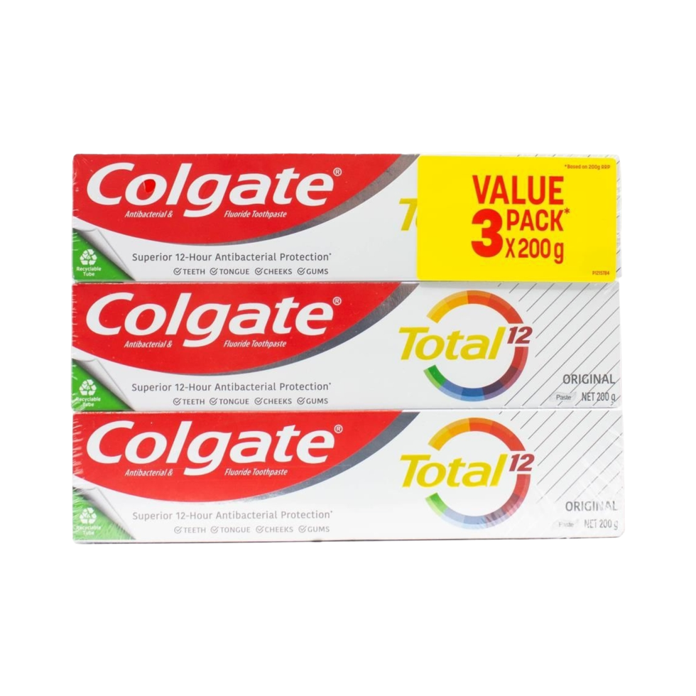 Colgate Toothpaste Total Original 200g 3pk | Health & Beauty