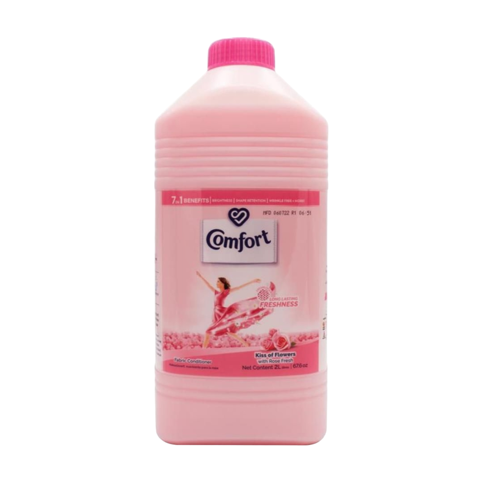 Comfort Fabric Conditioner Kiss of Flowers with Rose Fresh 2L | Household