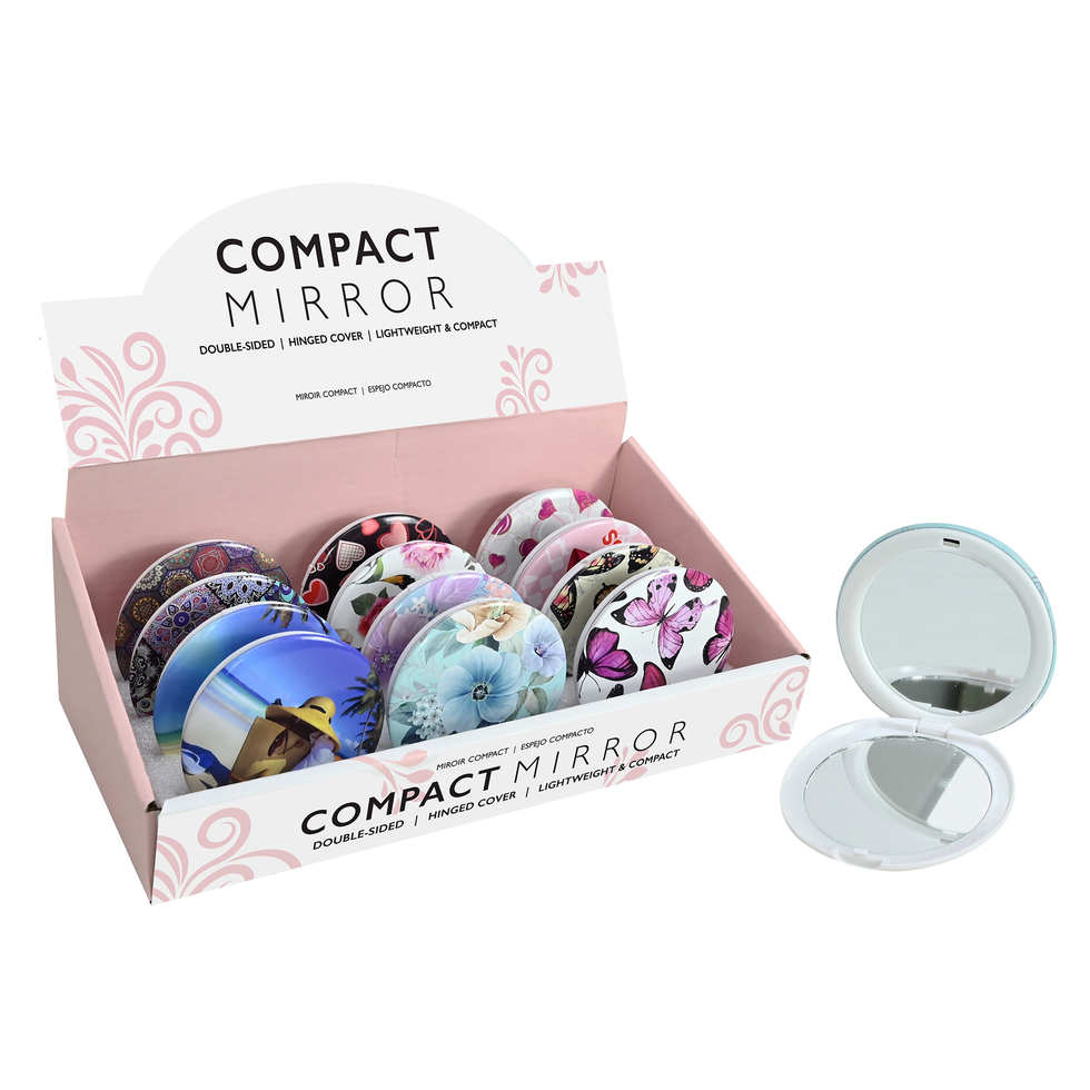 Compact Mirror Assorted | Health & Beauty | Crackerjack