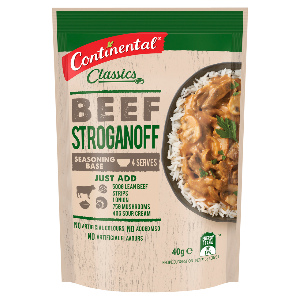 Continental Classics Beef Stroganoff 40g | Grocery