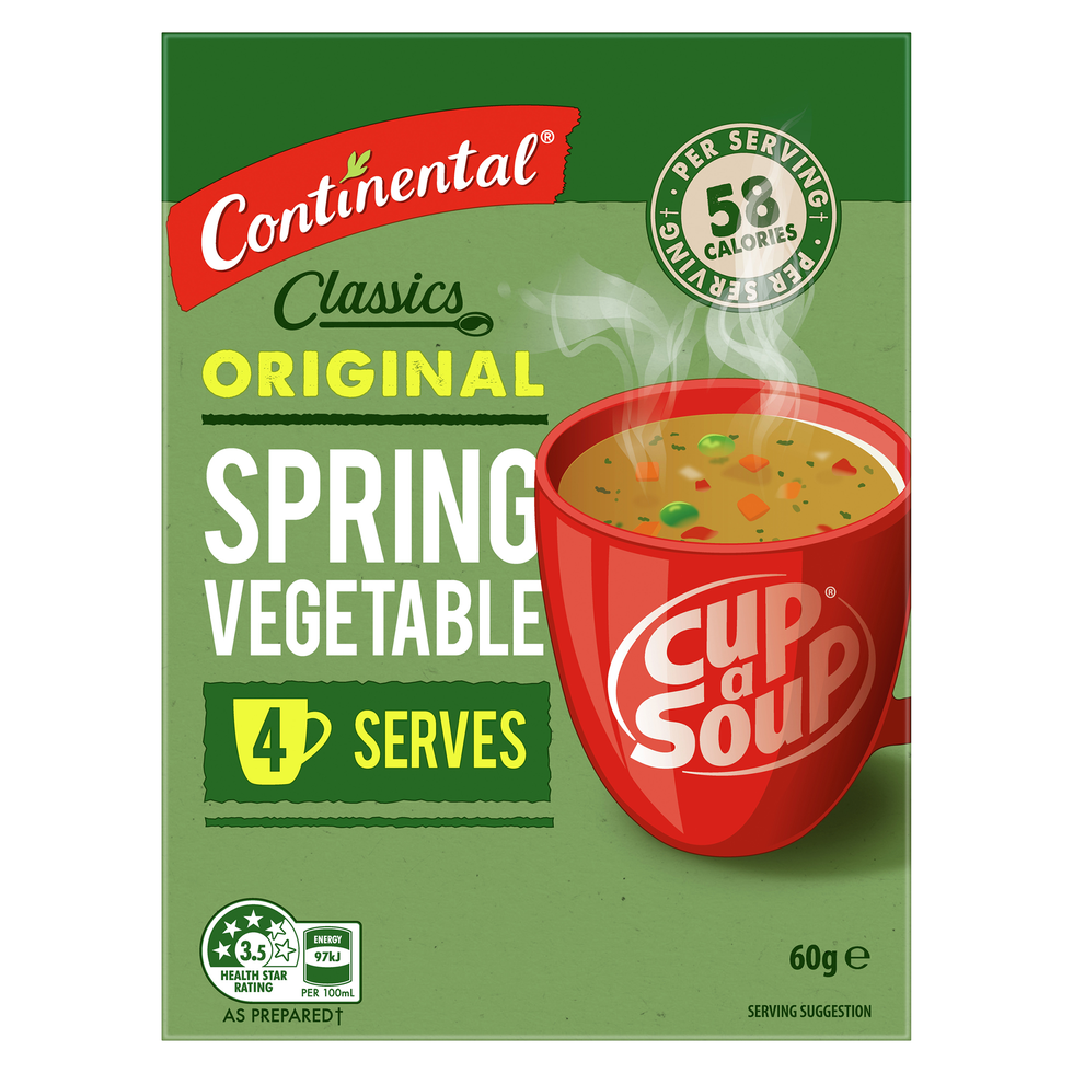 Continental Classics Spring Vegetable Cup A Soup 4pk 60g | Grocery