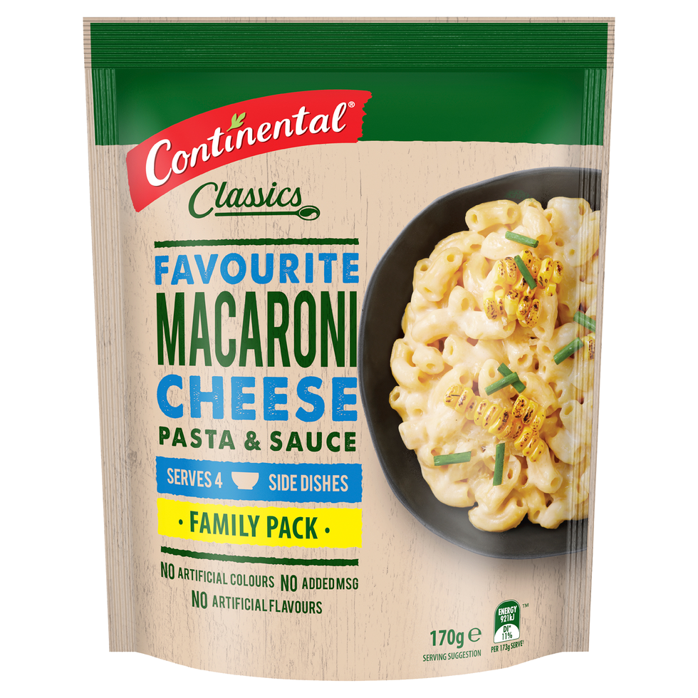 Continental Macaroni Cheese Pasta & Sauce 170g | Grocery