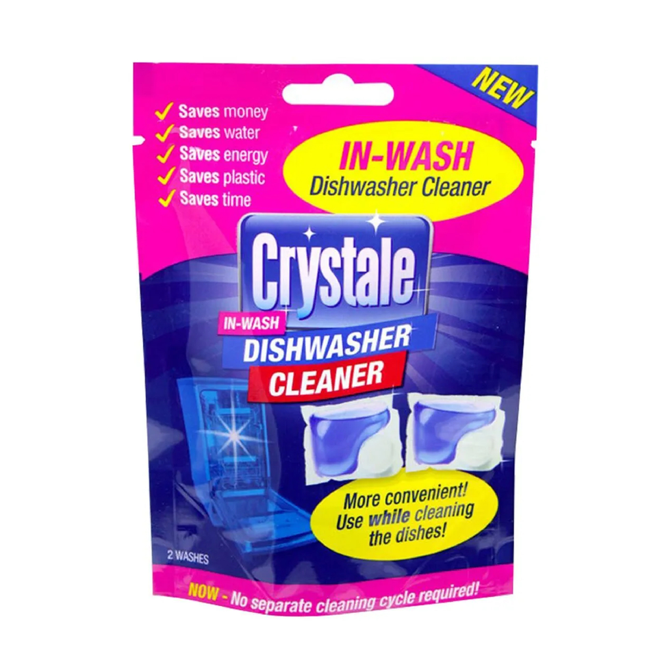 Crystale In-Wash Dishwasher Cleaner 2pk | Household