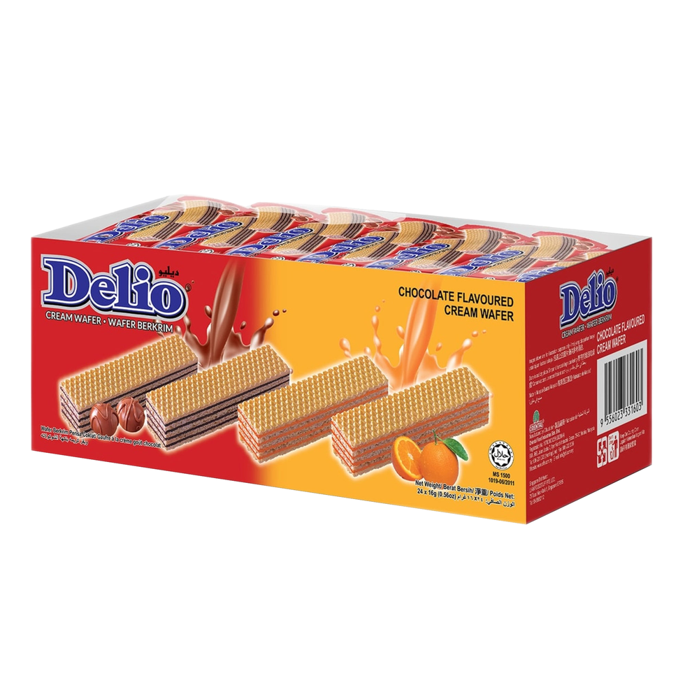 Delio Cream Wafer Chocolate 24pk | Grocery | Crackerjack