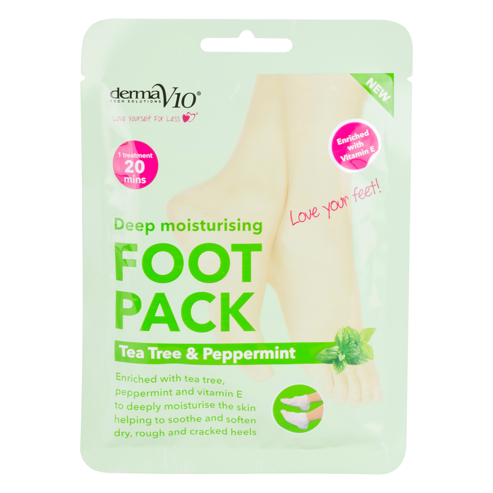 Derma V10 Tea Tree Foot Pack | Health & Beauty | Crackerjack