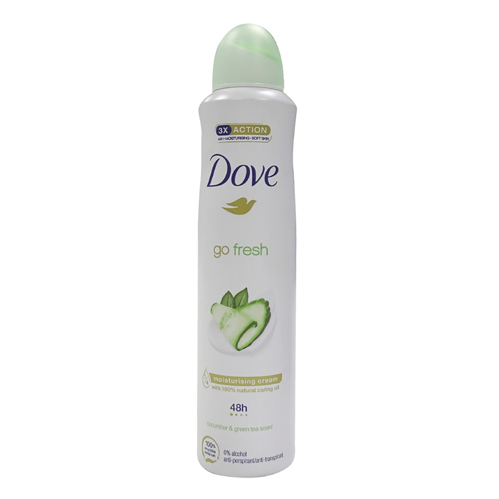 Dove Women's Antiperspirant Cucumber & Green Tea 250ml | Health & Beauty