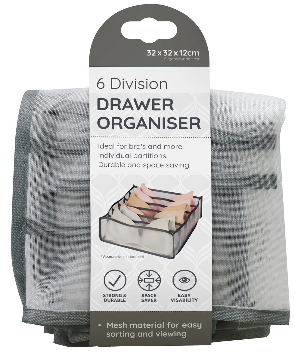 Drawer Organiser 6 Division | Household | Crackerjack
