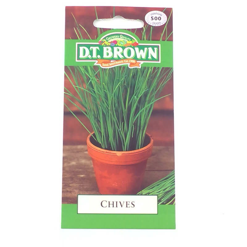 DT Brown Chives Seeds Packet | Gardening | Crackerjack