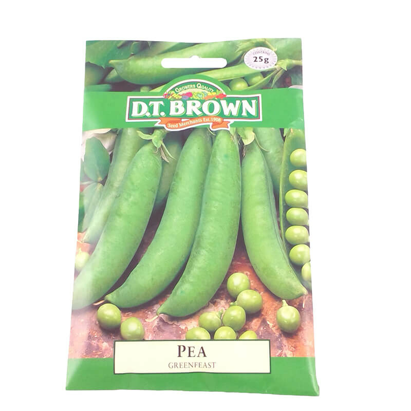 DT Brown Pea Greenfeast Seeds Packet | Gardening | Crackerjack