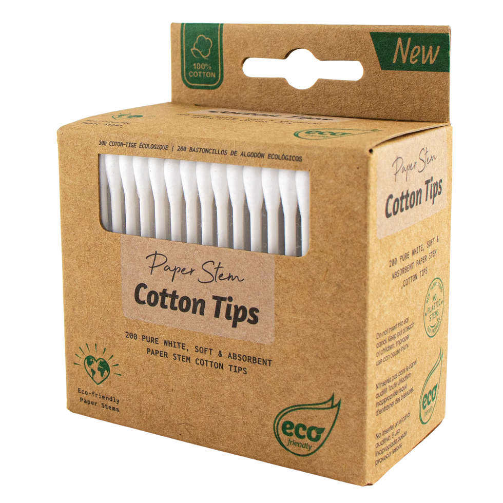 Eco Friendly Cotton Tips 200pk | Health & Beauty | Crackerjack