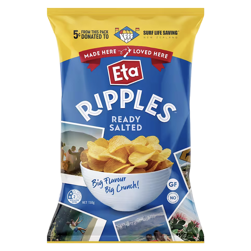 Eta Ripples Ready Salted Potato Chips 150g | Grocery