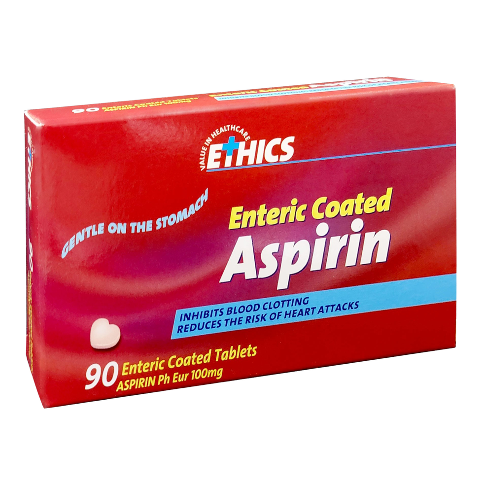 Ethics Enteric Coated Aspirin 100mg 90 Tablets | Health & Beauty