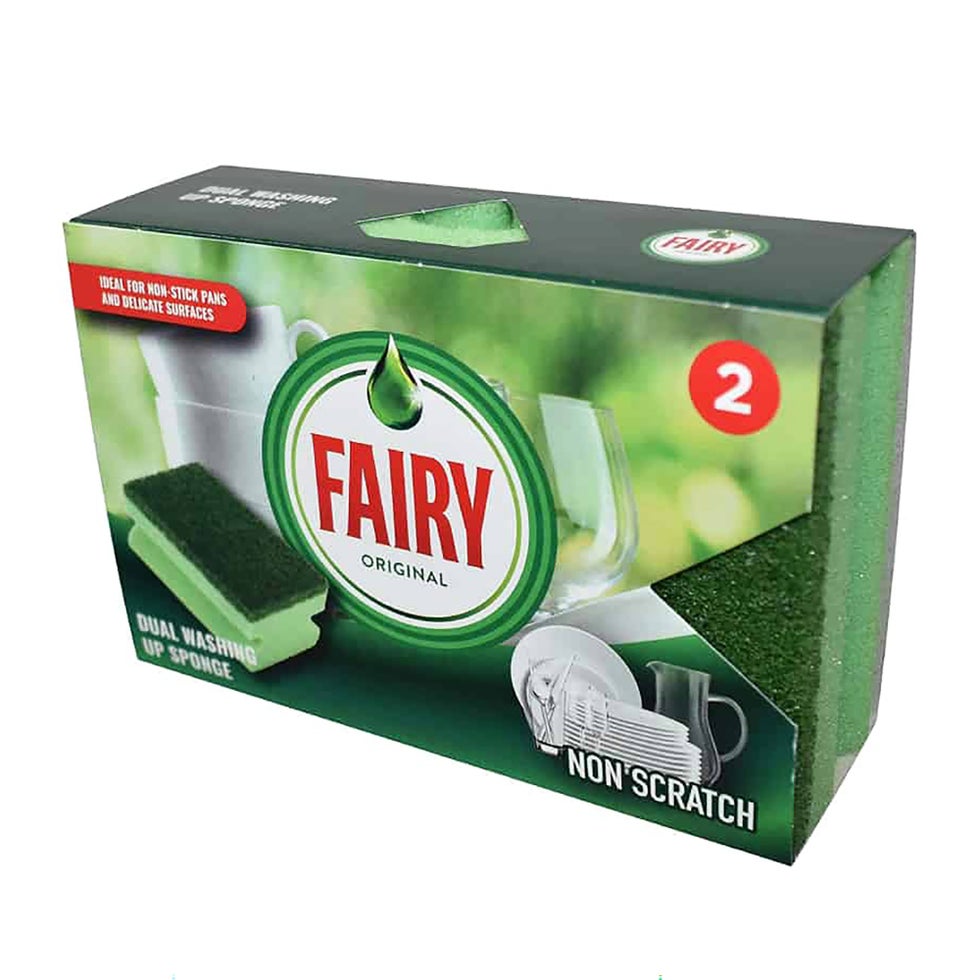 Fairy Non Scratch Sponge 2pk | Laundry and Cleaning | Product