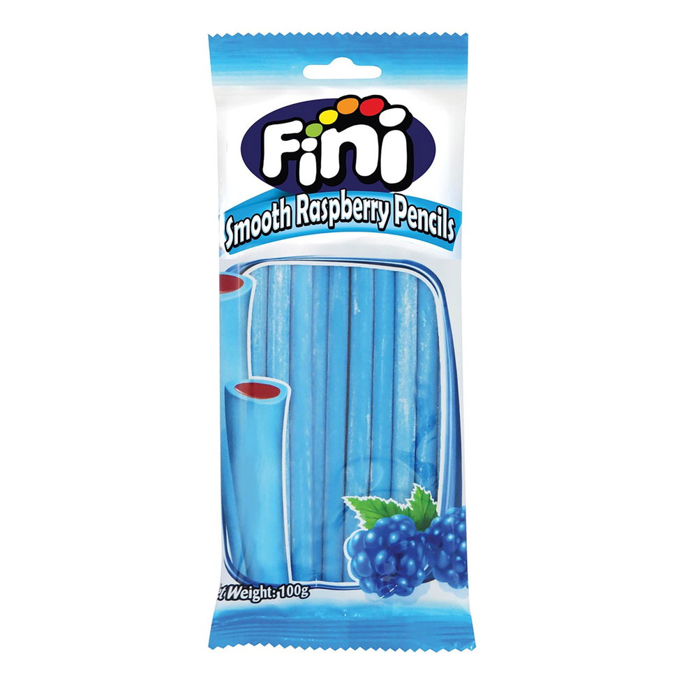Fini Smooth Raspberry Pencils 160g | Confectionery