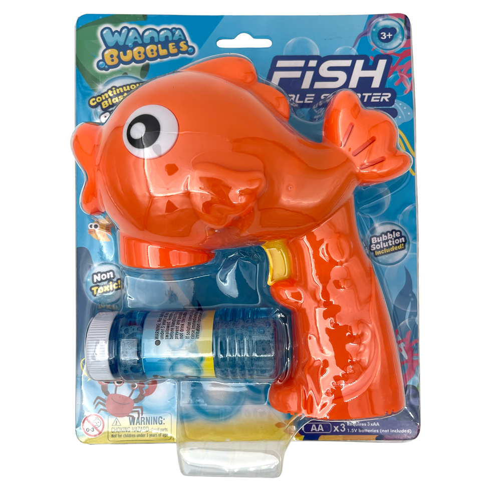 Wanna Bubbles Fish Bubble Shooter | Toys | Crackerjack