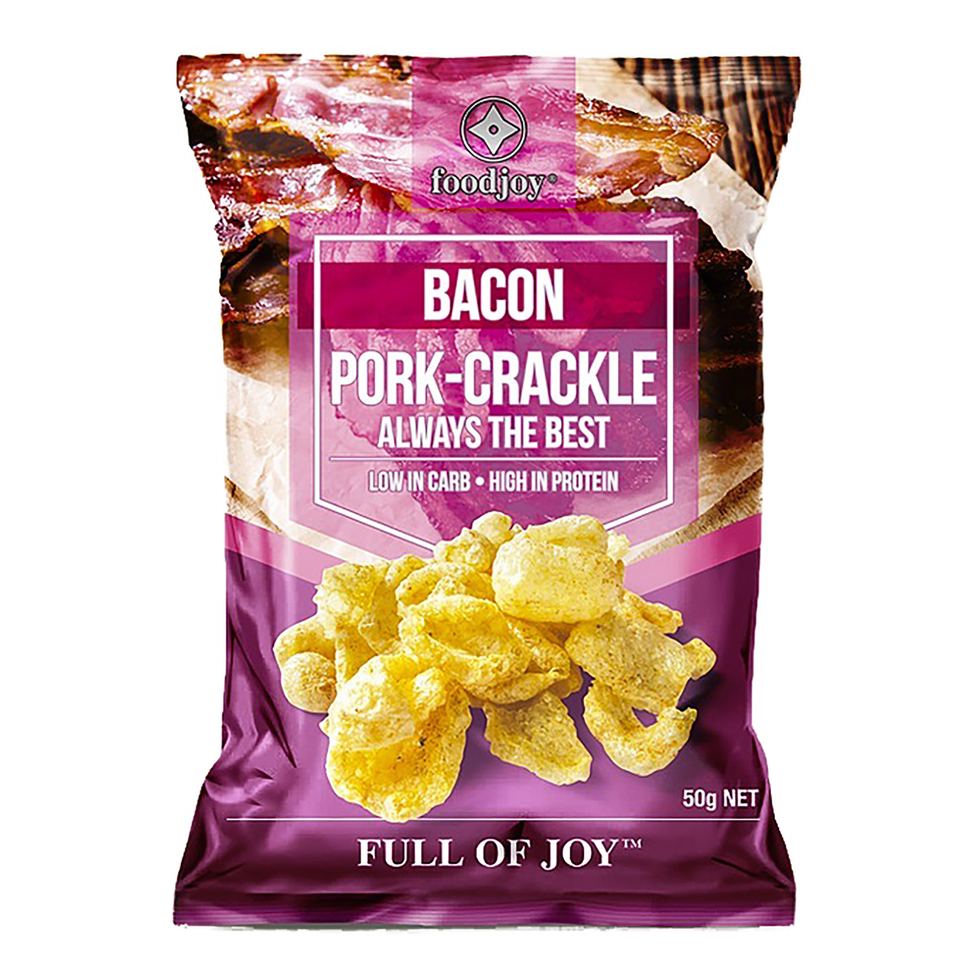 Foodjoy Bacon Pork Crackle 50g | Grocery | Crackerjack