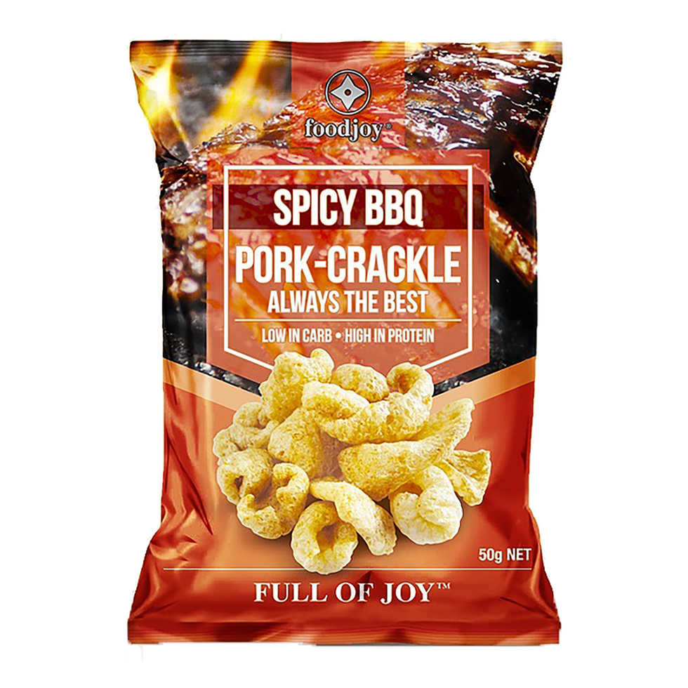 Foodjoy Spicy BBQ Pork Crackle 50g | Grocery | Crackerjack