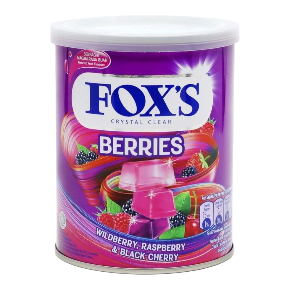 Fox's Tin Candy Berries 180g | Confectionery | Crackerjack