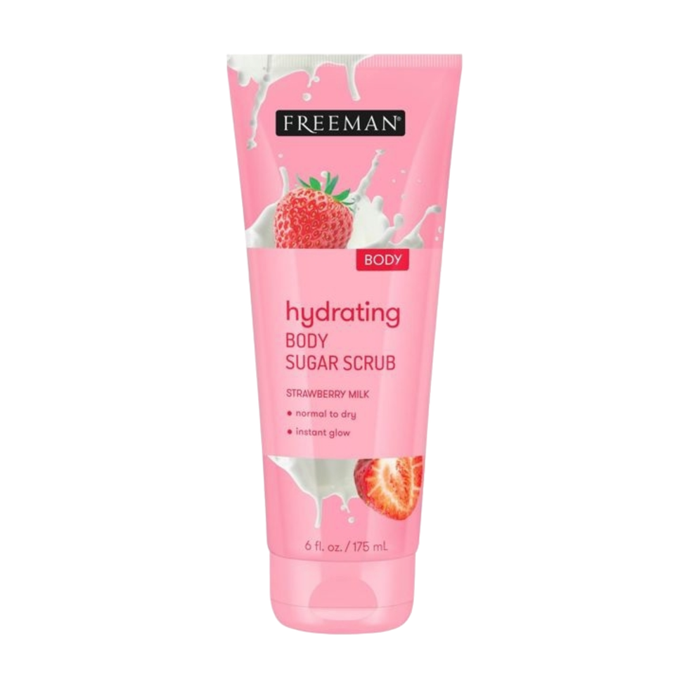Freeman Body Sugar Scrub Hyrdrating Strawberry Milk 175ml | Health & Beauty