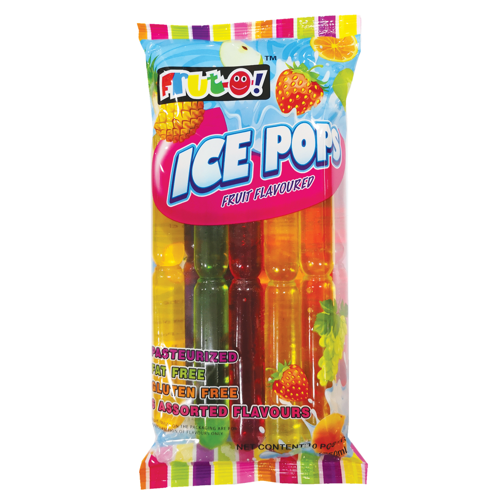 Frut-O Fruit Flavours Ice Pops 10pk 750ml | Grocery