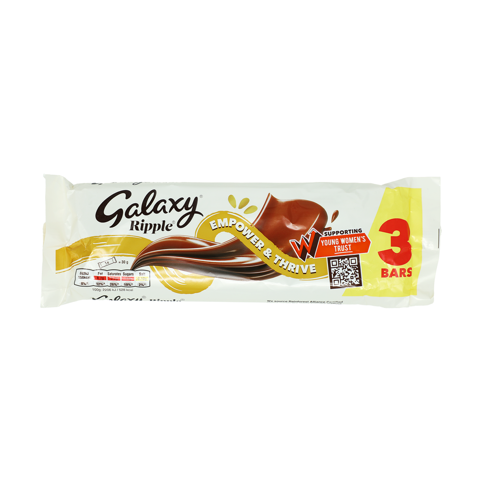 Galaxy Ripple Bar 99g 3pk | Confectionery | Crackerjack