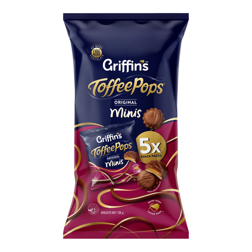 Griffins Toffeepops Minis Multipack 125g 5pk | Grocery