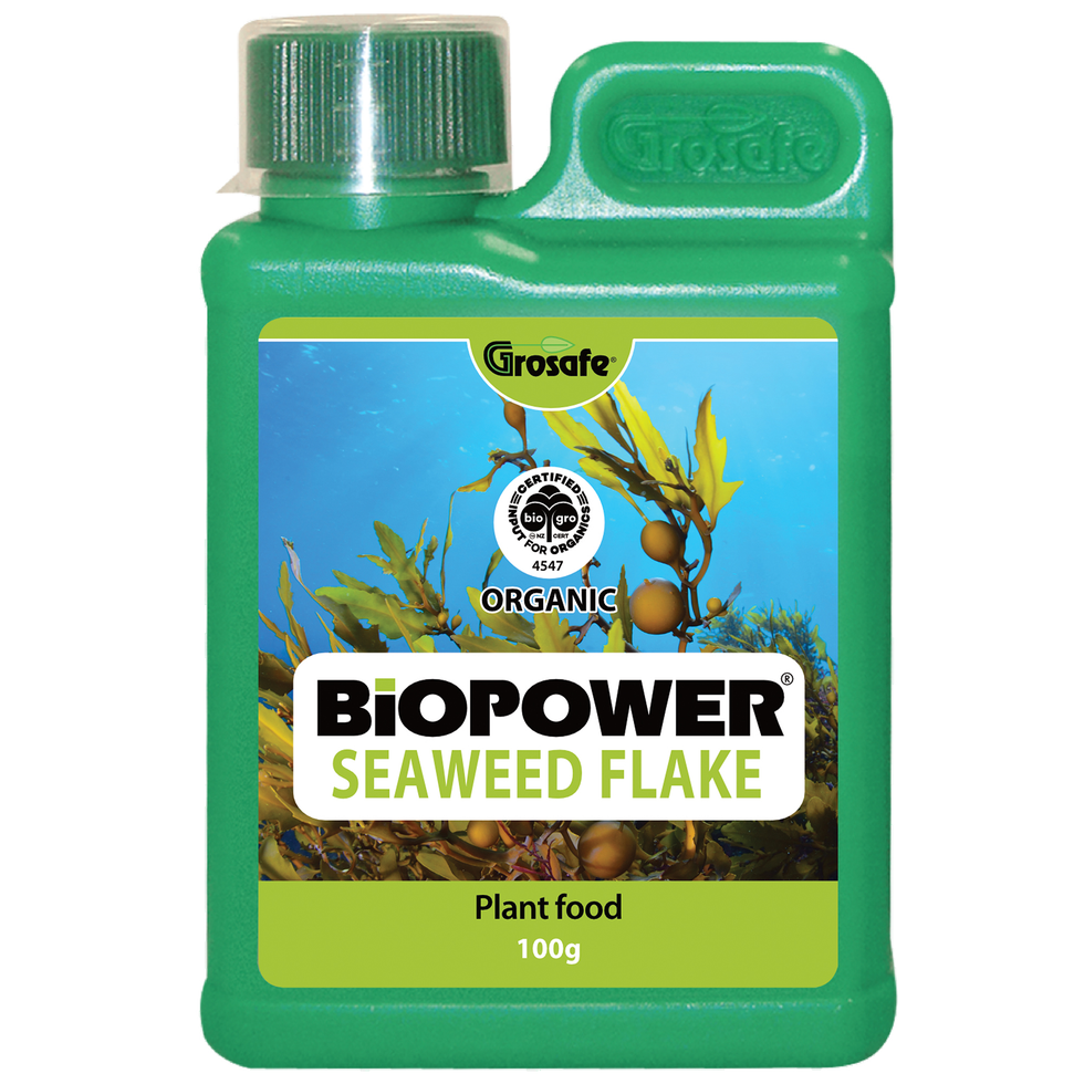 Grosafe BioPower Seaweed Flake 100g | Gardening | Crackerjack