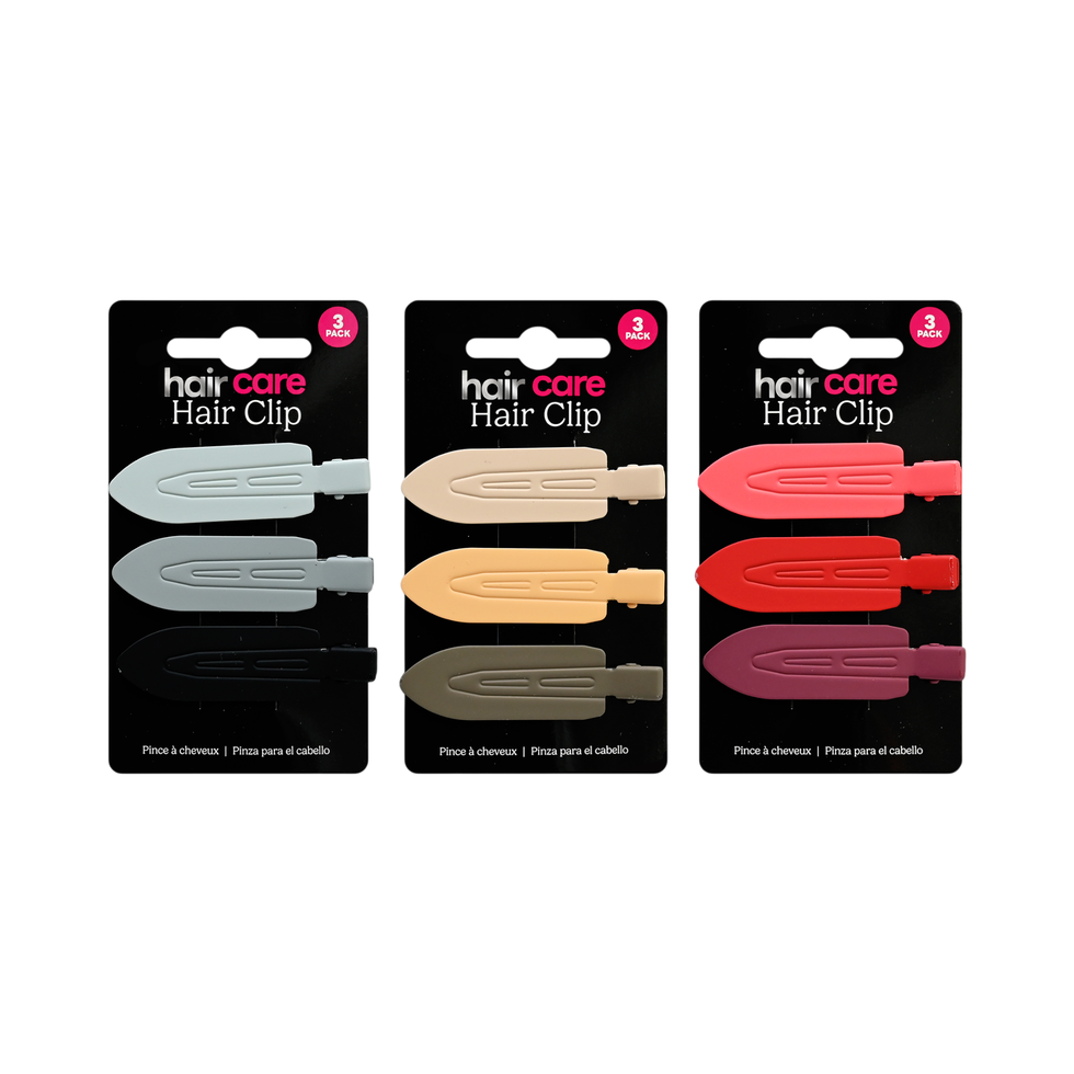 Hair Care Hair Clip 3pk Assorted | Health & Beauty