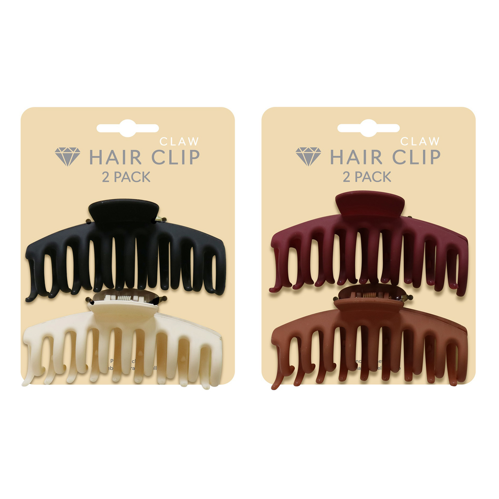 Hair Clip Round 2Pk Assorted | Health & Beauty | Crackerjack